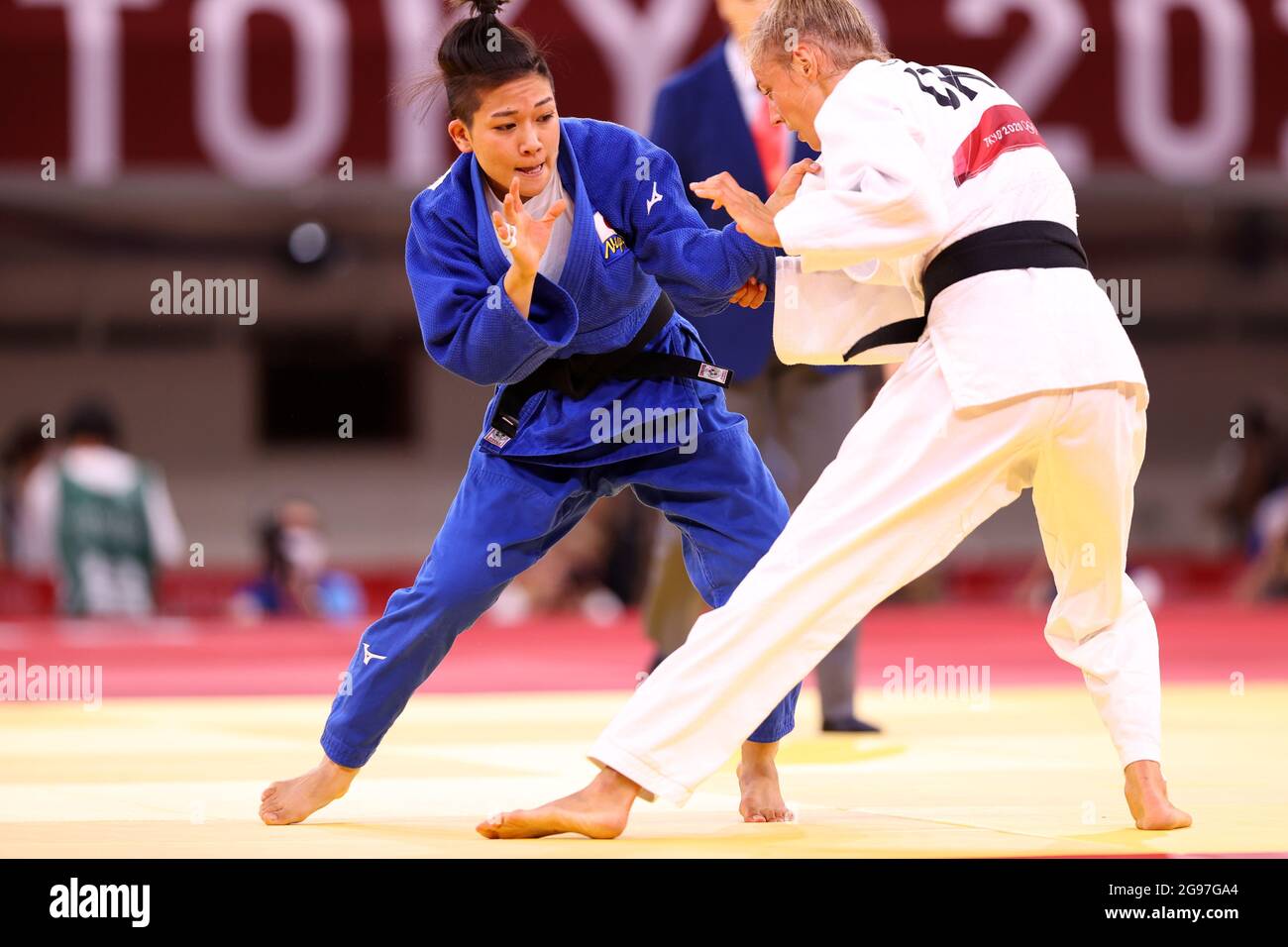 Tokyo, Japan. 24th July, 2021. Funa Tonaki (JPN) Judo : Women's -48kg Semi-Final during the ...