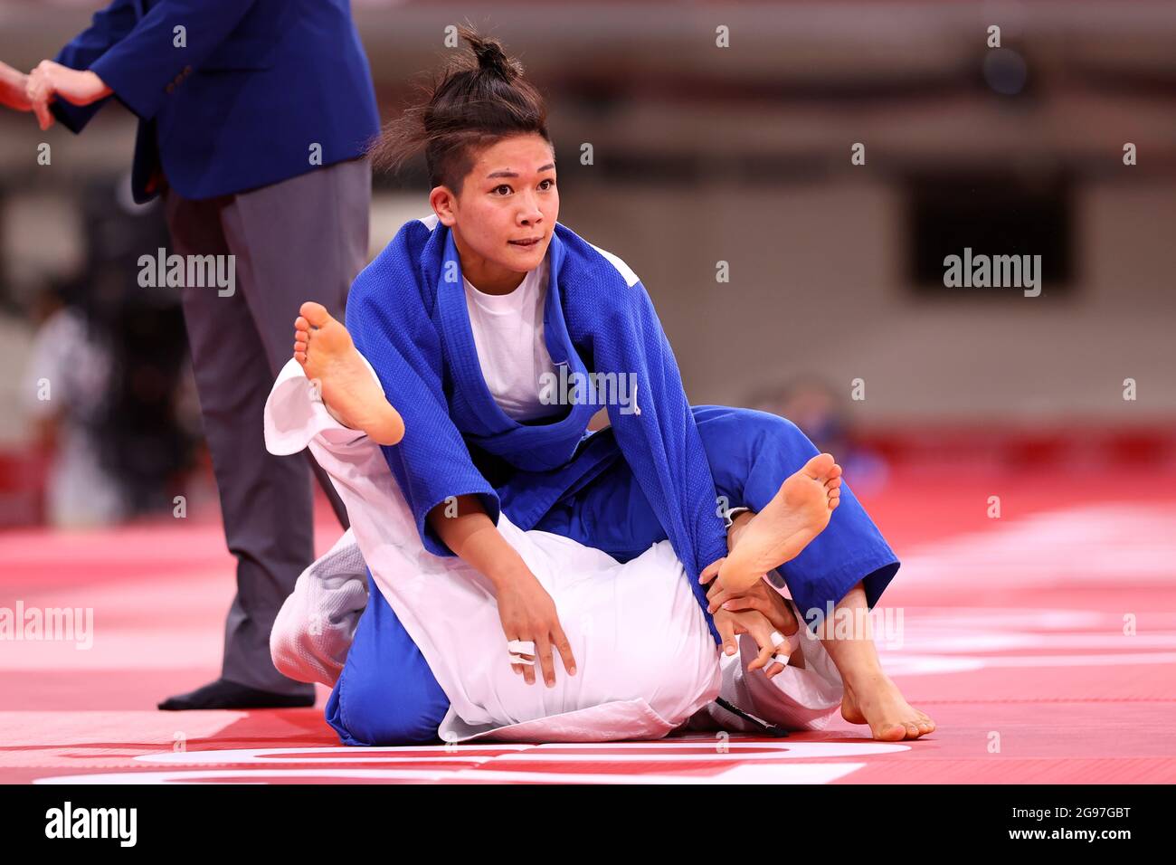 Tokyo, Japan. 24th July, 2021. Funa Tonaki (JPN) Judo : Women's -48kg Semi-Final during the ...