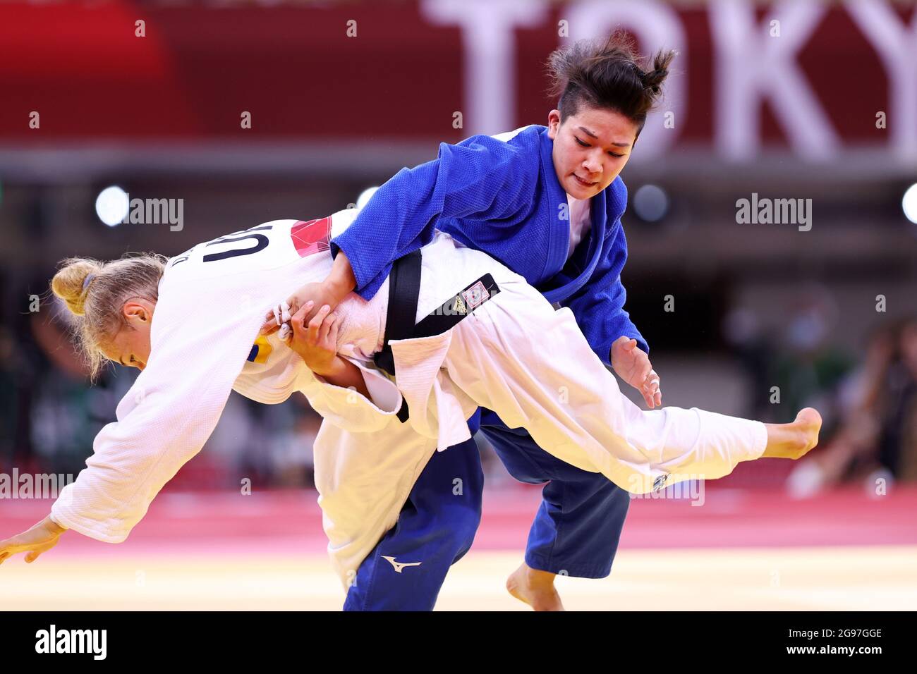 Tokyo, Japan. 24th July, 2021. Funa Tonaki (JPN) Judo : Women's -48kg Semi-Final during the ...