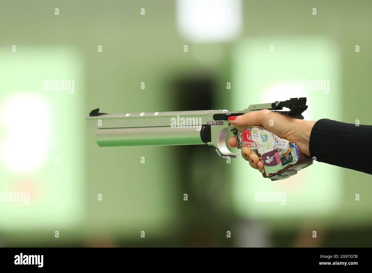 Tokio, Japan. 25th July, 2021. Shooting: Olympics, preliminary ...