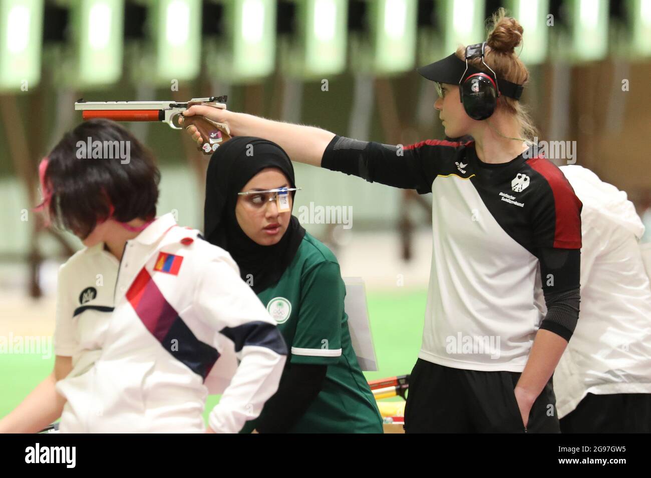 Tokio, Japan. 25th July, 2021. Shooting: Olympics, preliminary ...