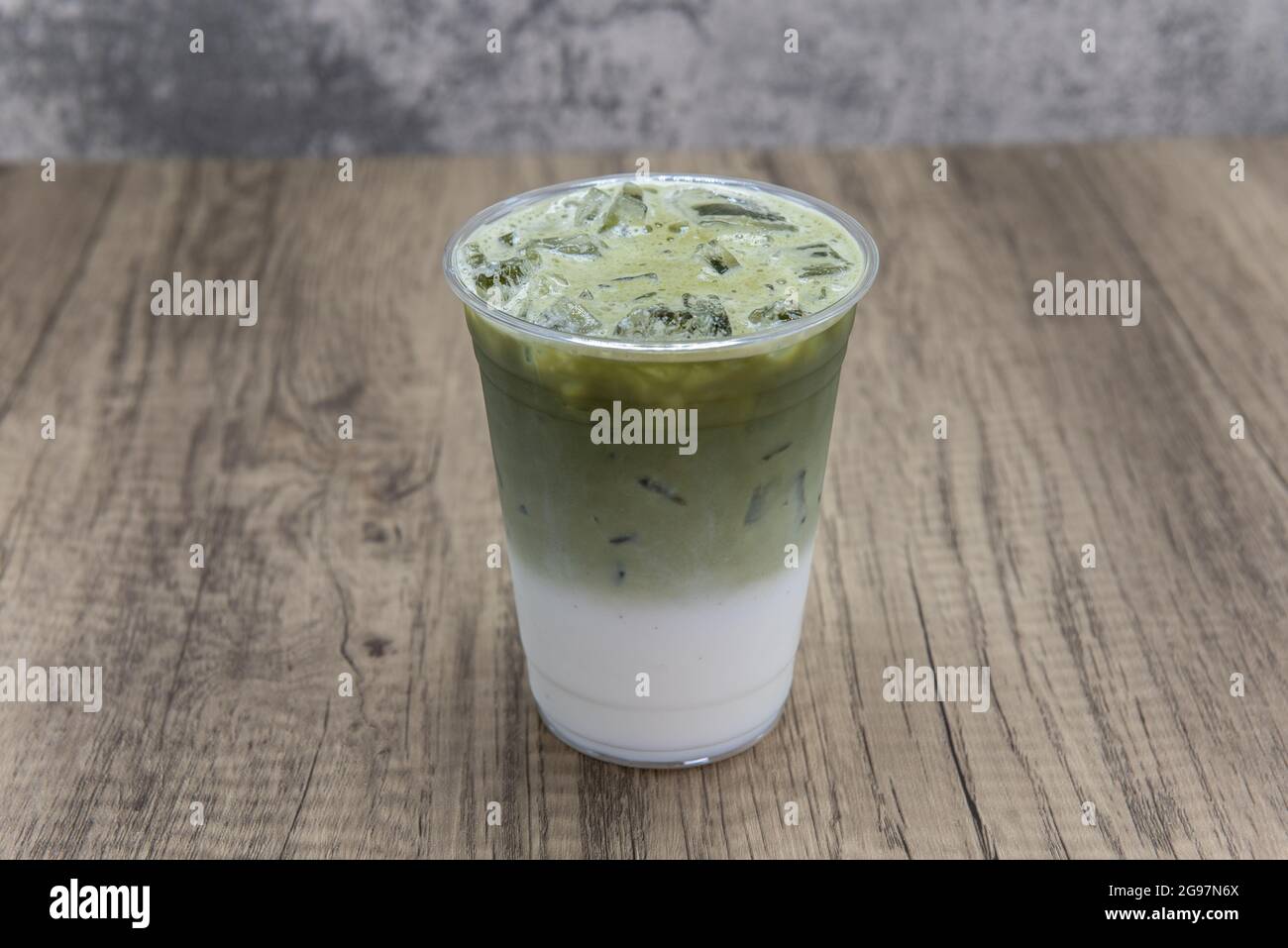 Matcha latte cold beverage mixes iced boba drink for a refreshing ...