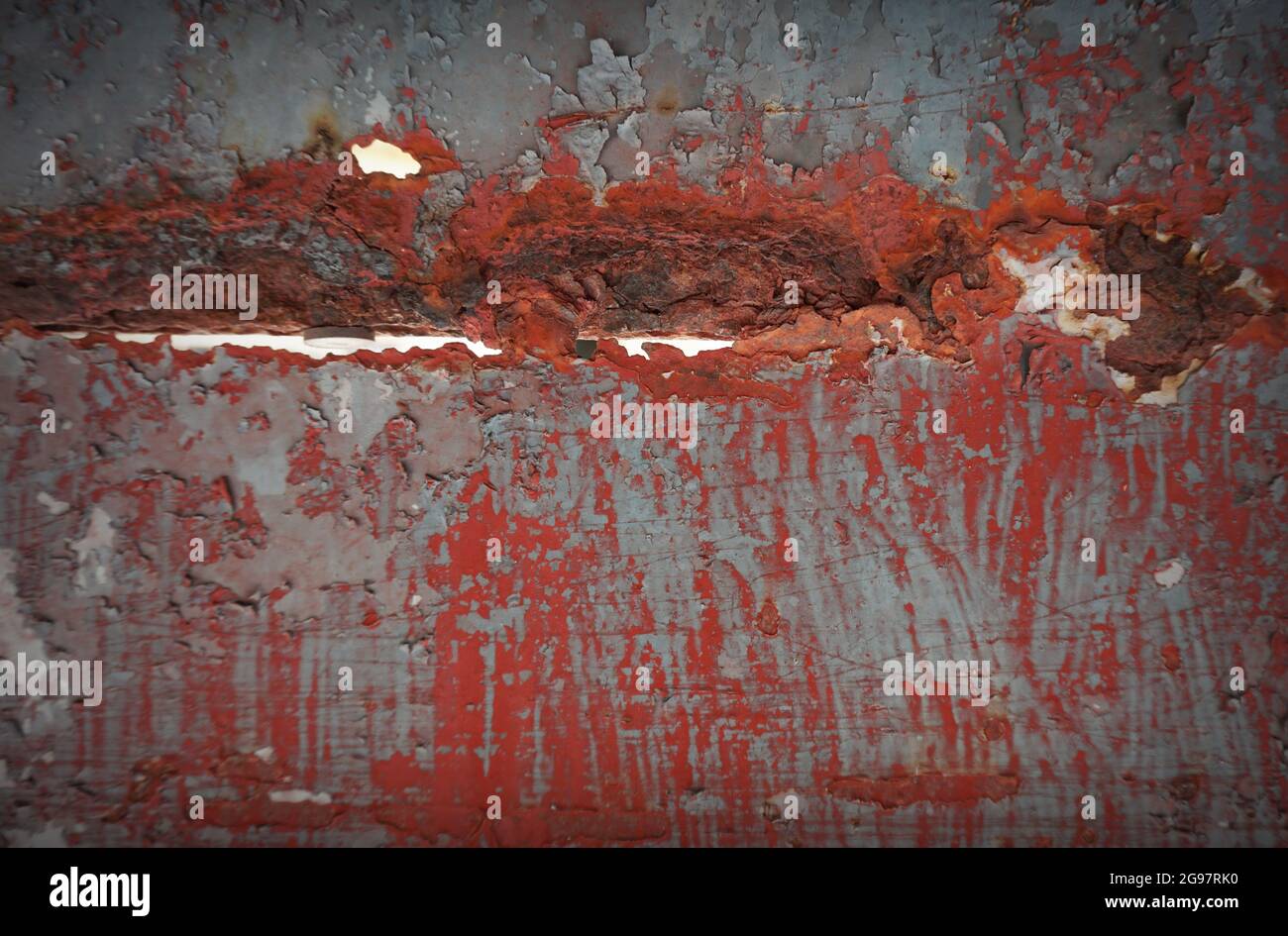 The surface of the steel plate is rusted , corrosion, weathered ...