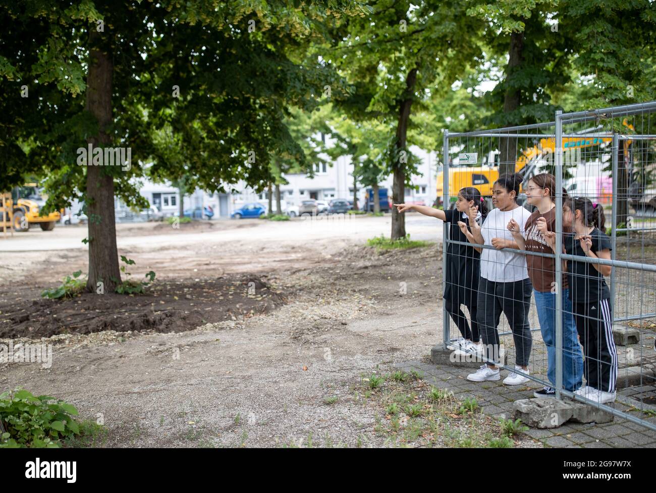 Construction site playground in hi-res stock photography and images - Alamy