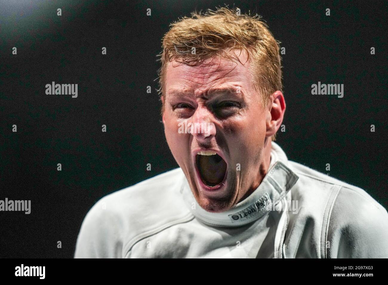 TOKYO, JAPAN - JULY 25: Bas Verwijlen of the Netherlands competing on ...