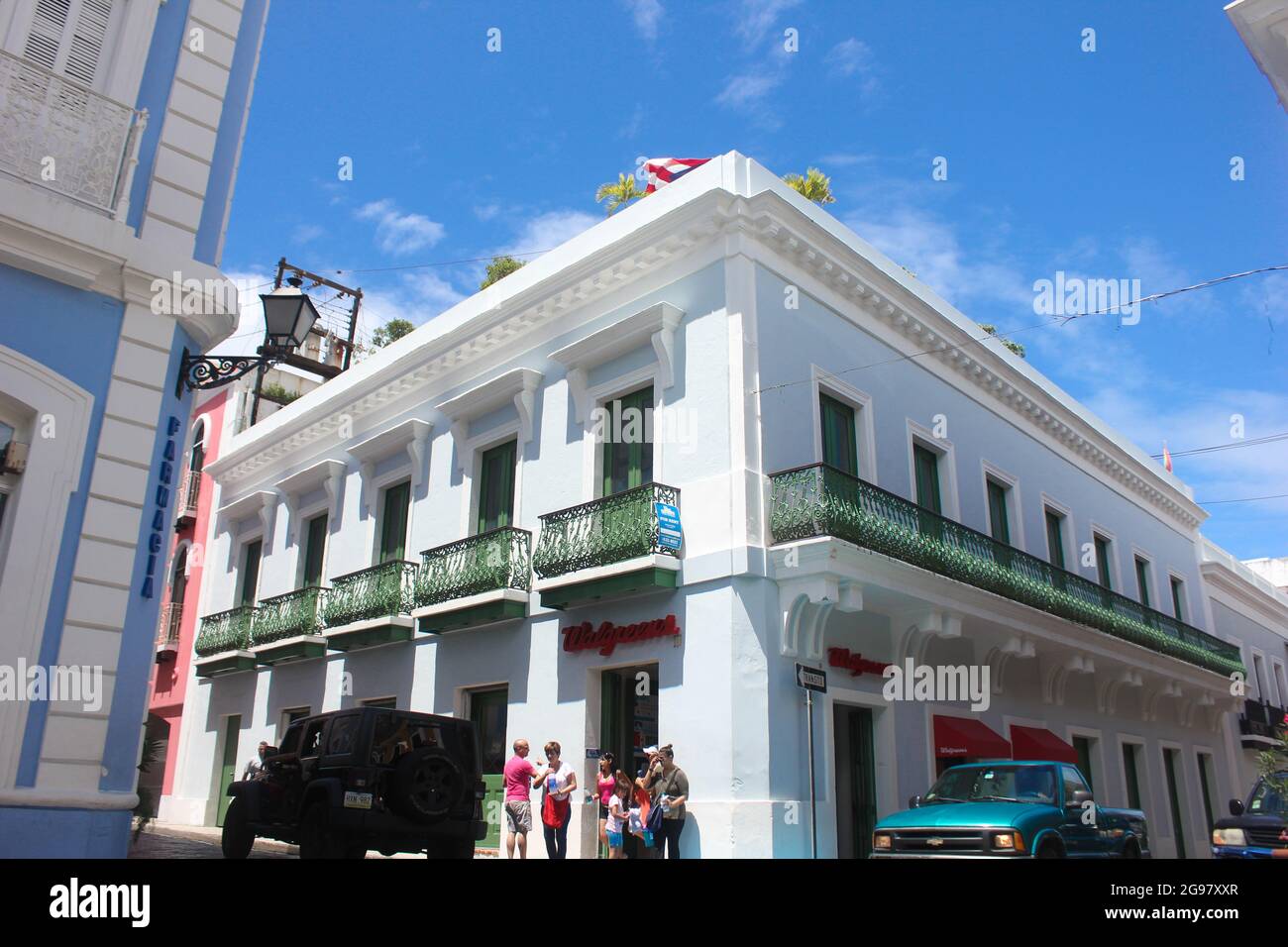 Street scene, San Juan, Puerto Rico Stock Photo - Alamy