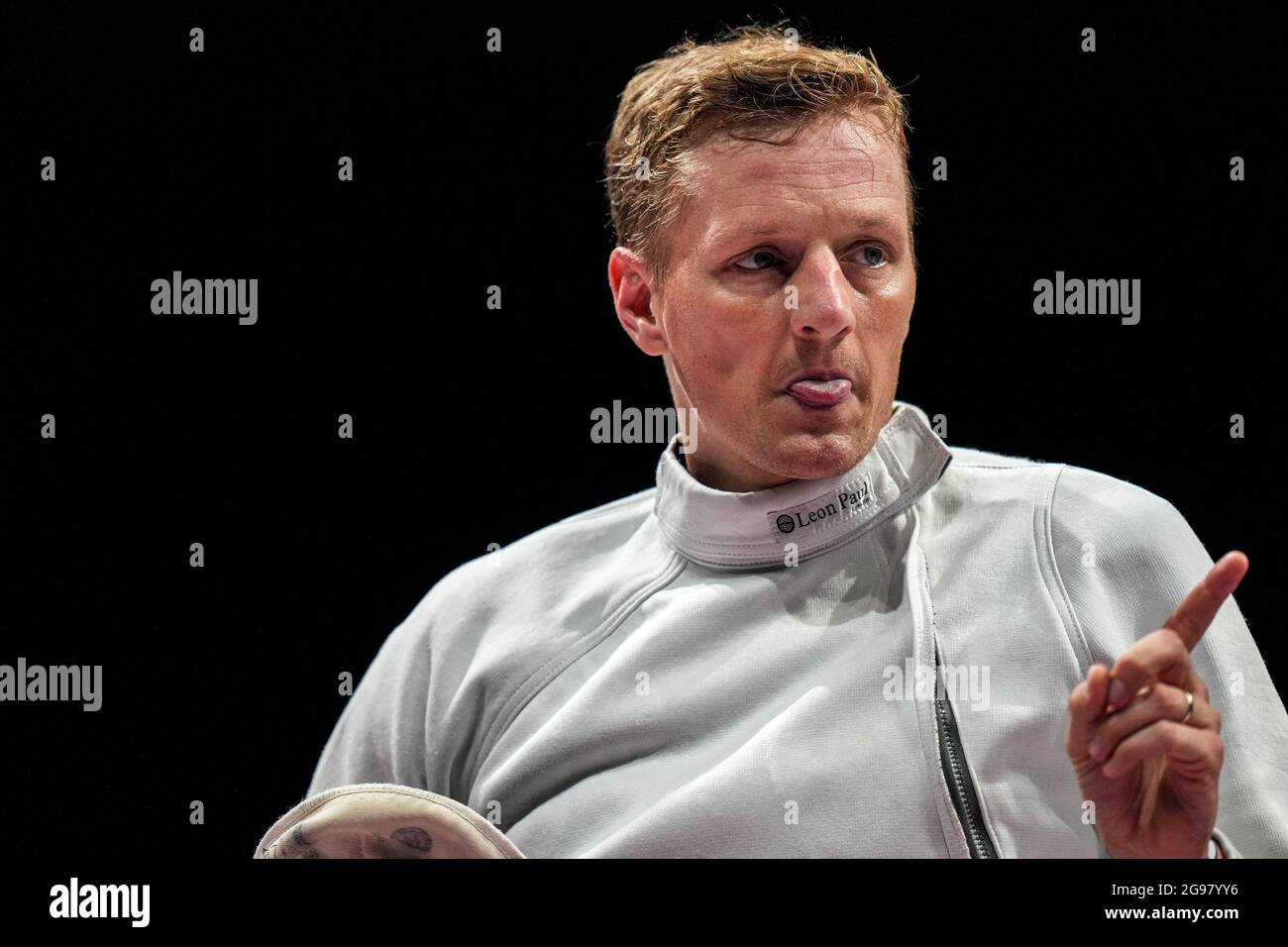 TOKYO, JAPAN - JULY 25: Bas Verwijlen of the Netherlands competing on ...