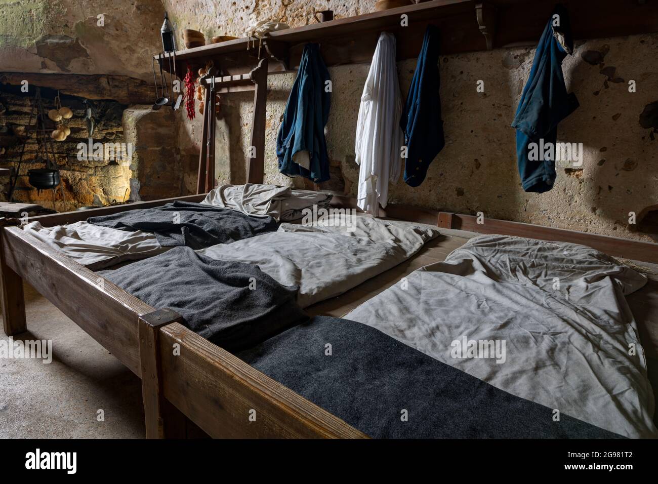 Soldiers' Quarters at Castillo de San Marcos, Saint Augustine, Florida ...