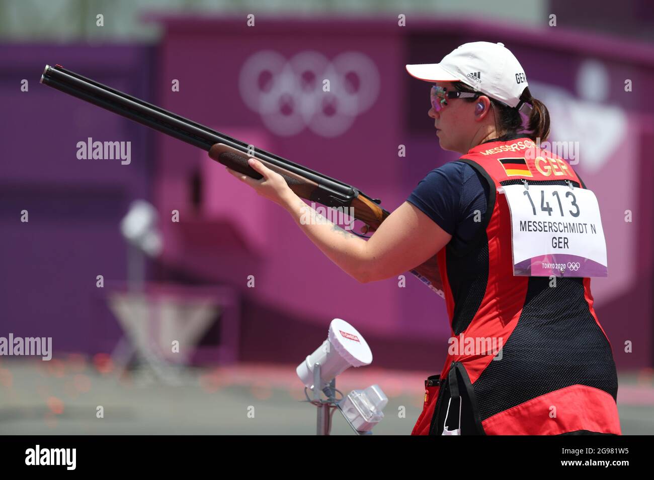 Tokio, Japan. 25th July, 2021. Shooting: Olympics, Preliminary ...