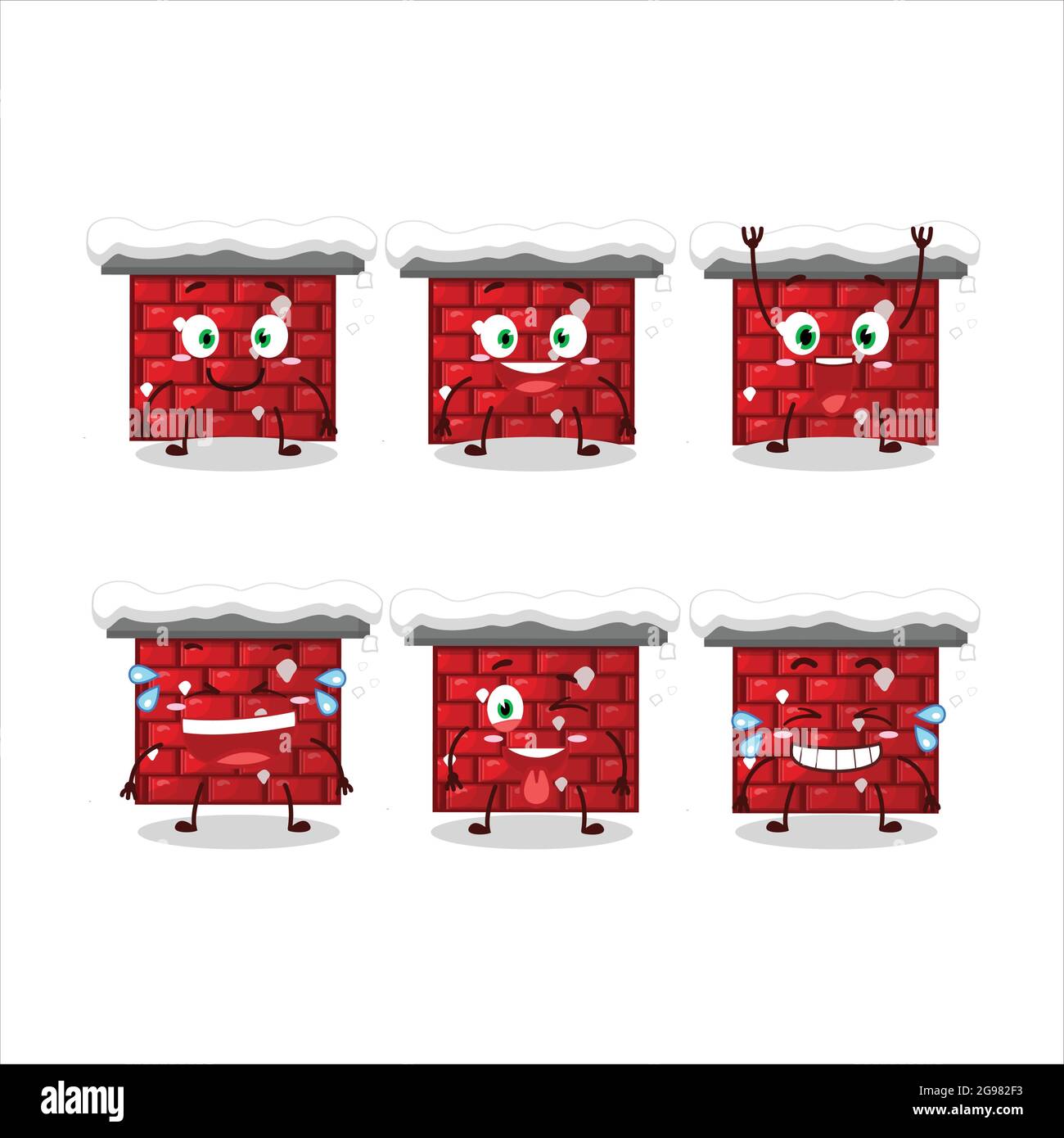 Cartoon character of chimney with smile expression. Vector illustration ...
