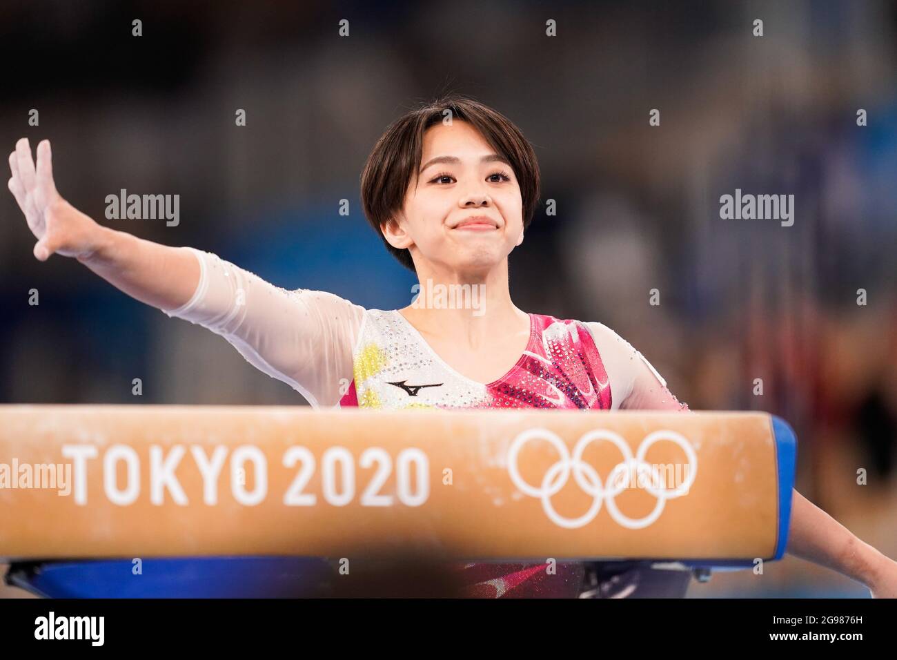 Tokyo, Japan. 25th July, 2021. Mai Murakami (JPN) Gymnastics - Artistic : Women's Qualification ...