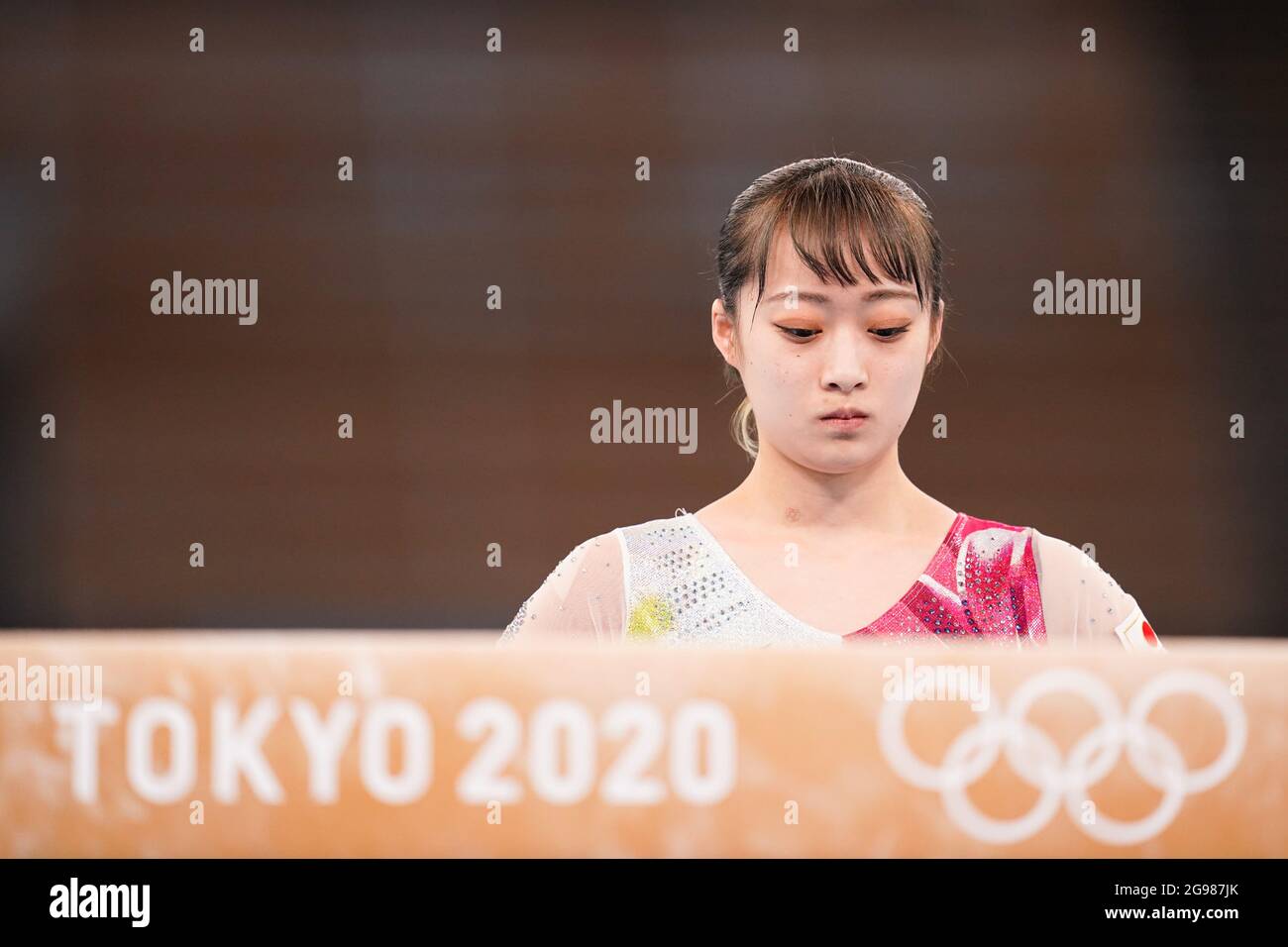 Tokyo, Japan. 24th July, 2021. Yuna Hiraiwa (JPN) Gymnastics - Artistic : Men's Qualification ...