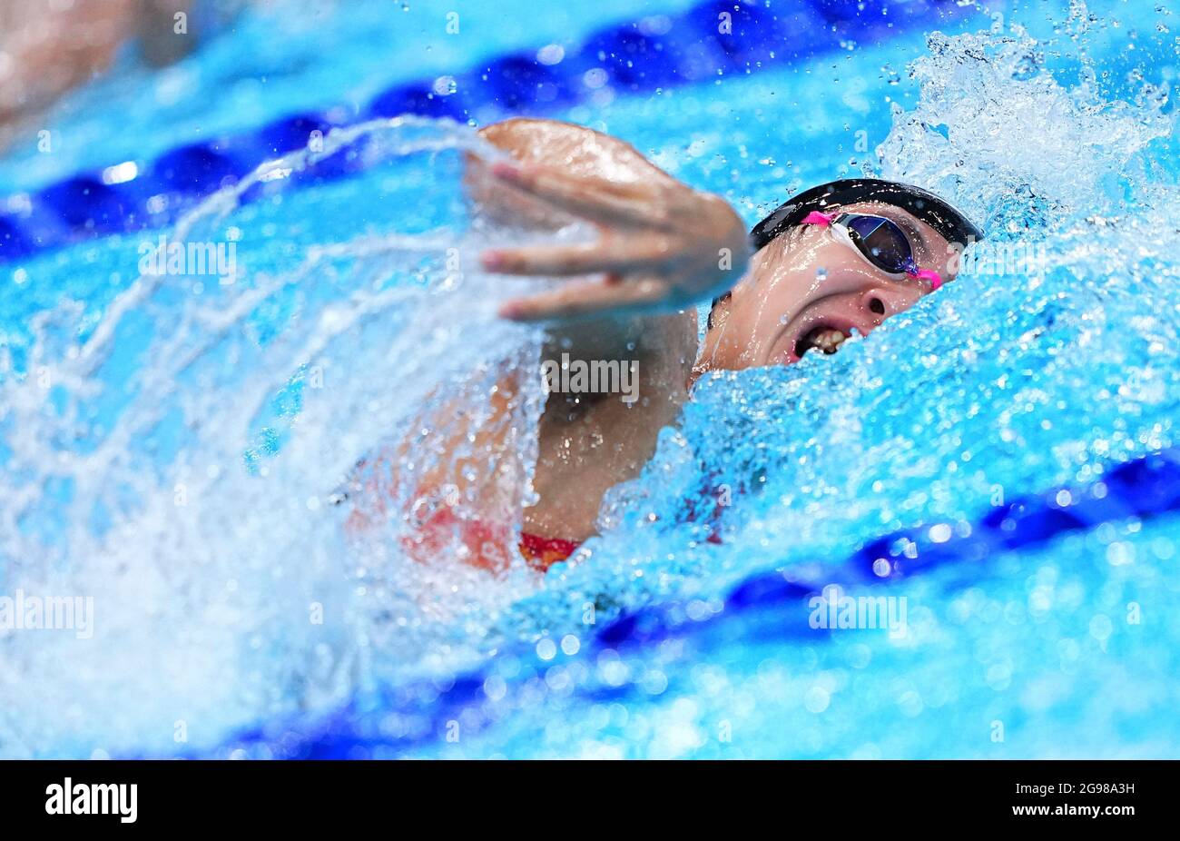 Tokyo, Japan. 25th July, 2021. Cheng Yujie of Team China competes ...