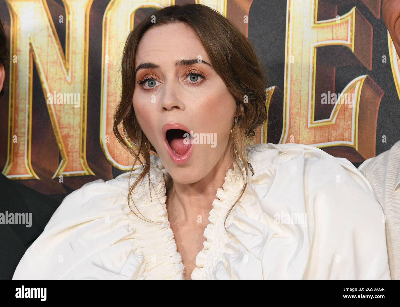 Los Angeles, USA. 24th July, 2021. Emily Blunt arrives at Disney's ...