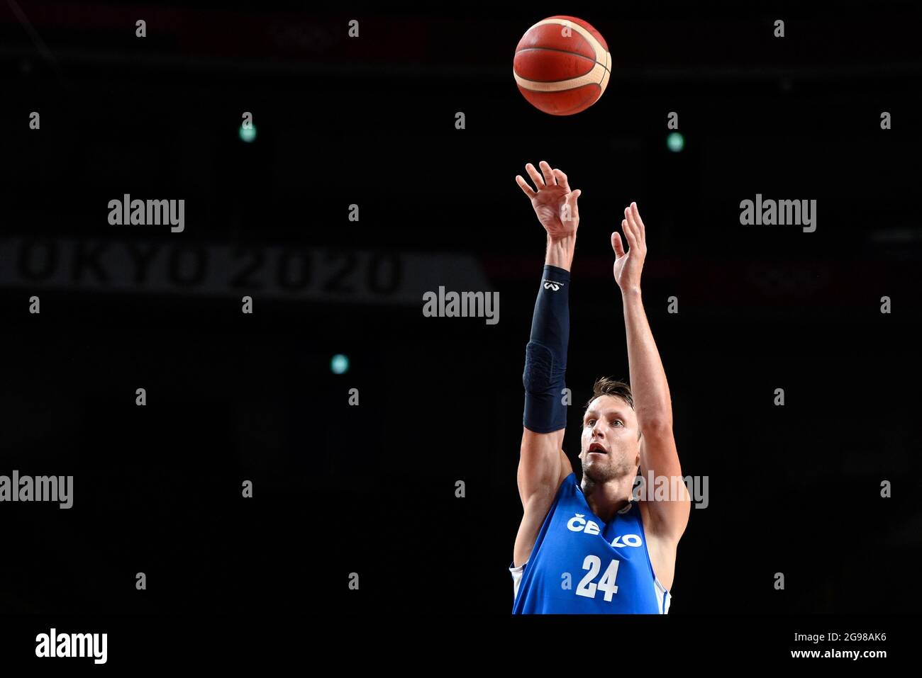 Jan Vesely (Czech) in action during match Iran vs Czech republic in men ...