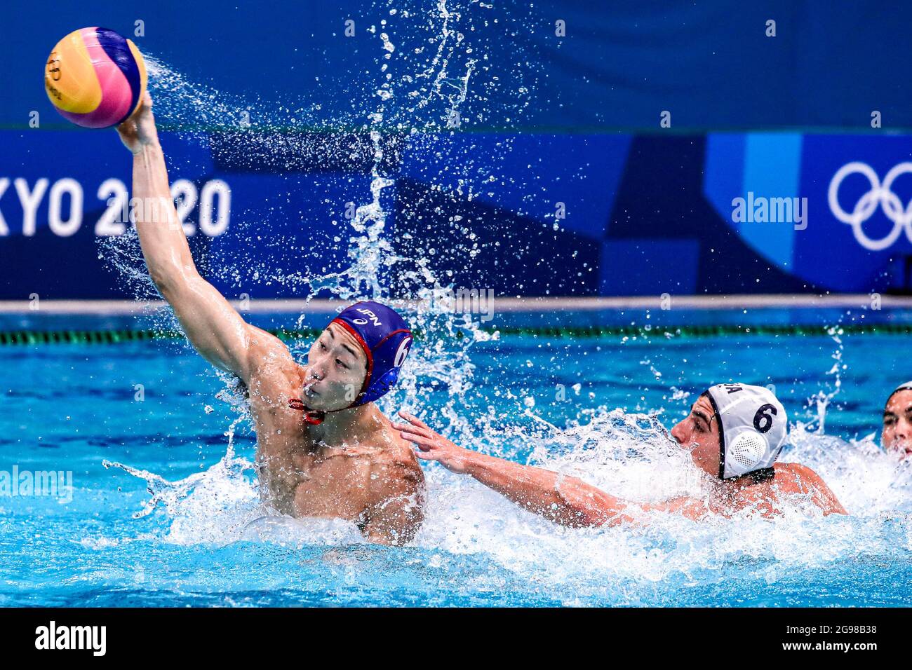 TOKYO, JAPAN - JULY 25: Toi Suzuki of Japan, Luca Cupido of United ...