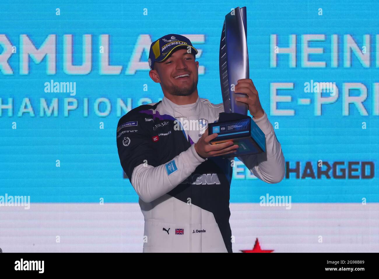 Excel Circuit, Docklands, London, UK. 24th July, 2021. Formula E London ...