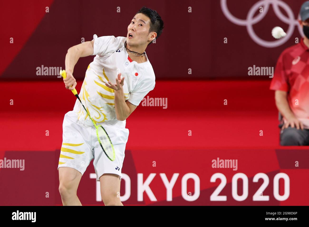 Tokyo, Japan. 25th July, 2021. Kanta Tsuneyama (JPN) Badminton : Men's ...