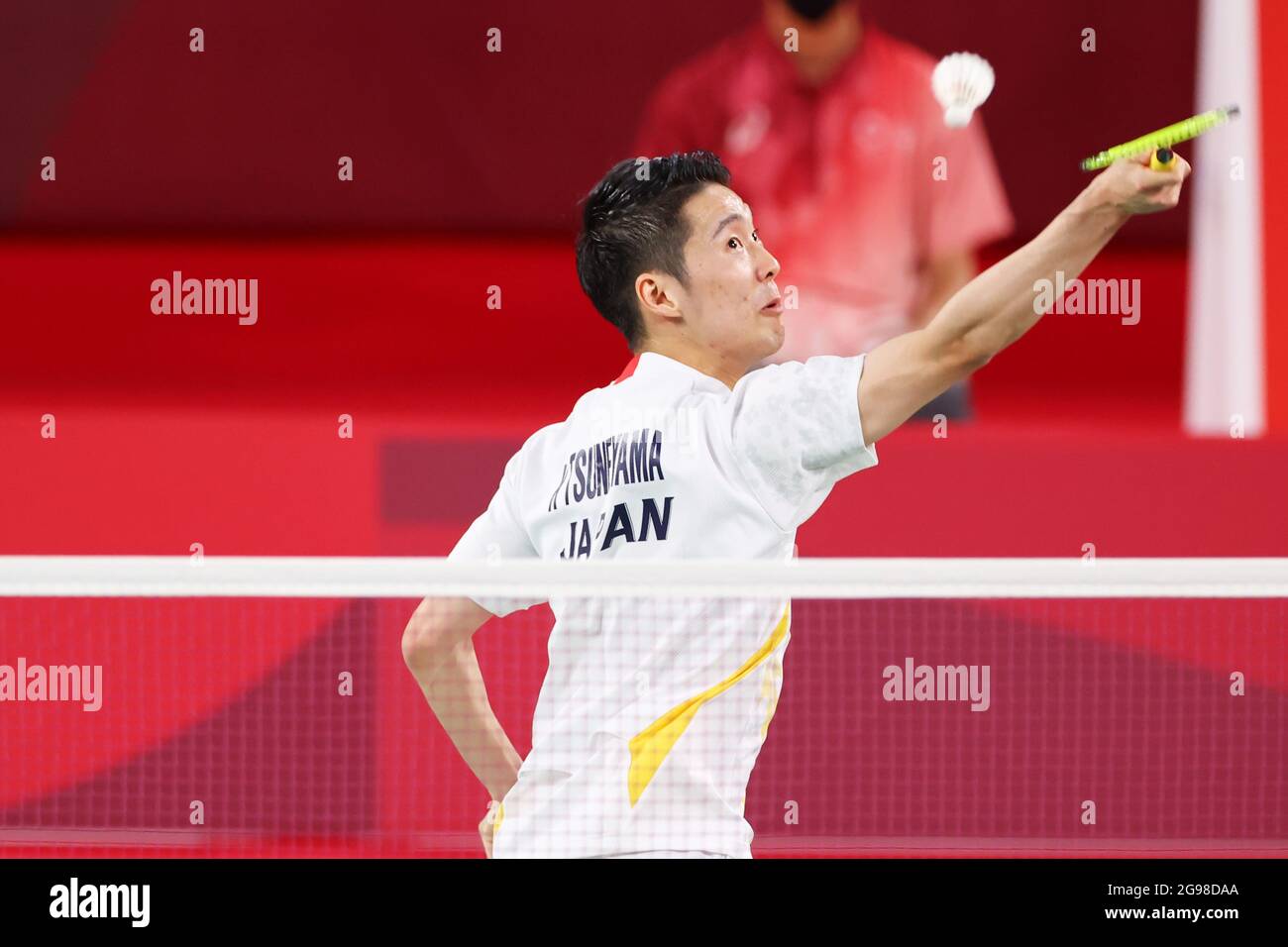 Tokyo, Japan. 25th July, 2021. Kanta Tsuneyama (JPN) Badminton : Men's ...