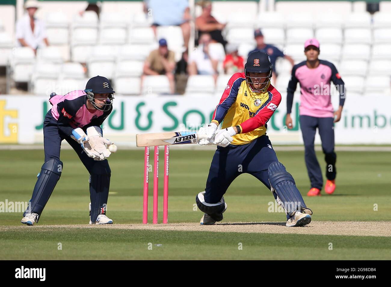 Michael Pepper in batting action for Essex during Essex Eagles vs ...