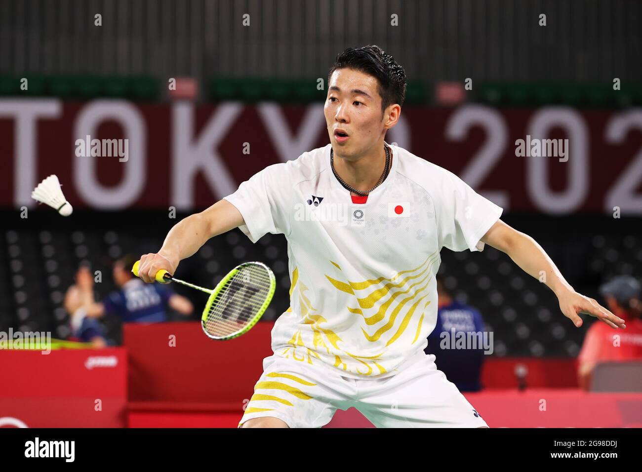 Tokyo, Japan. 25th July, 2021. Kanta Tsuneyama (JPN) Badminton : Men's ...