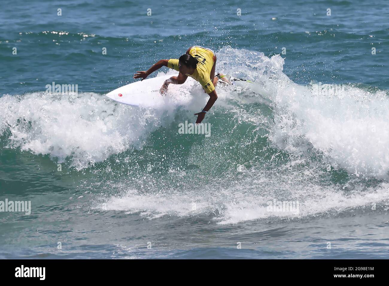 Chiba, Japan. 25th July, 2021. Mahina Maeda(JPN) Surfing : Women's ...