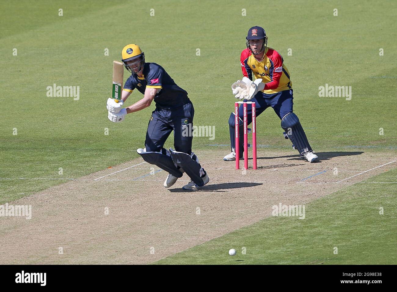 Nick Selman in batting action for Glamorgan during Glamorgan vs Essex ...