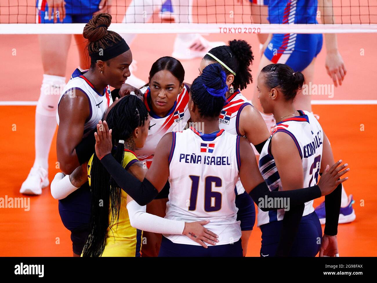 Members dominican republic volleyball team hi-res stock photography and ...