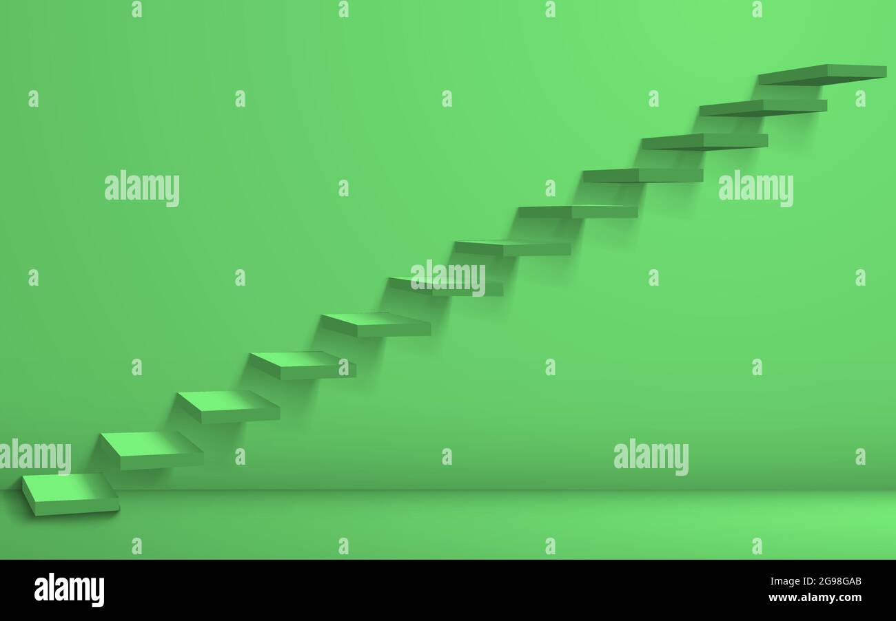 green staircase and light in the green room Stock Vector Image & Art ...