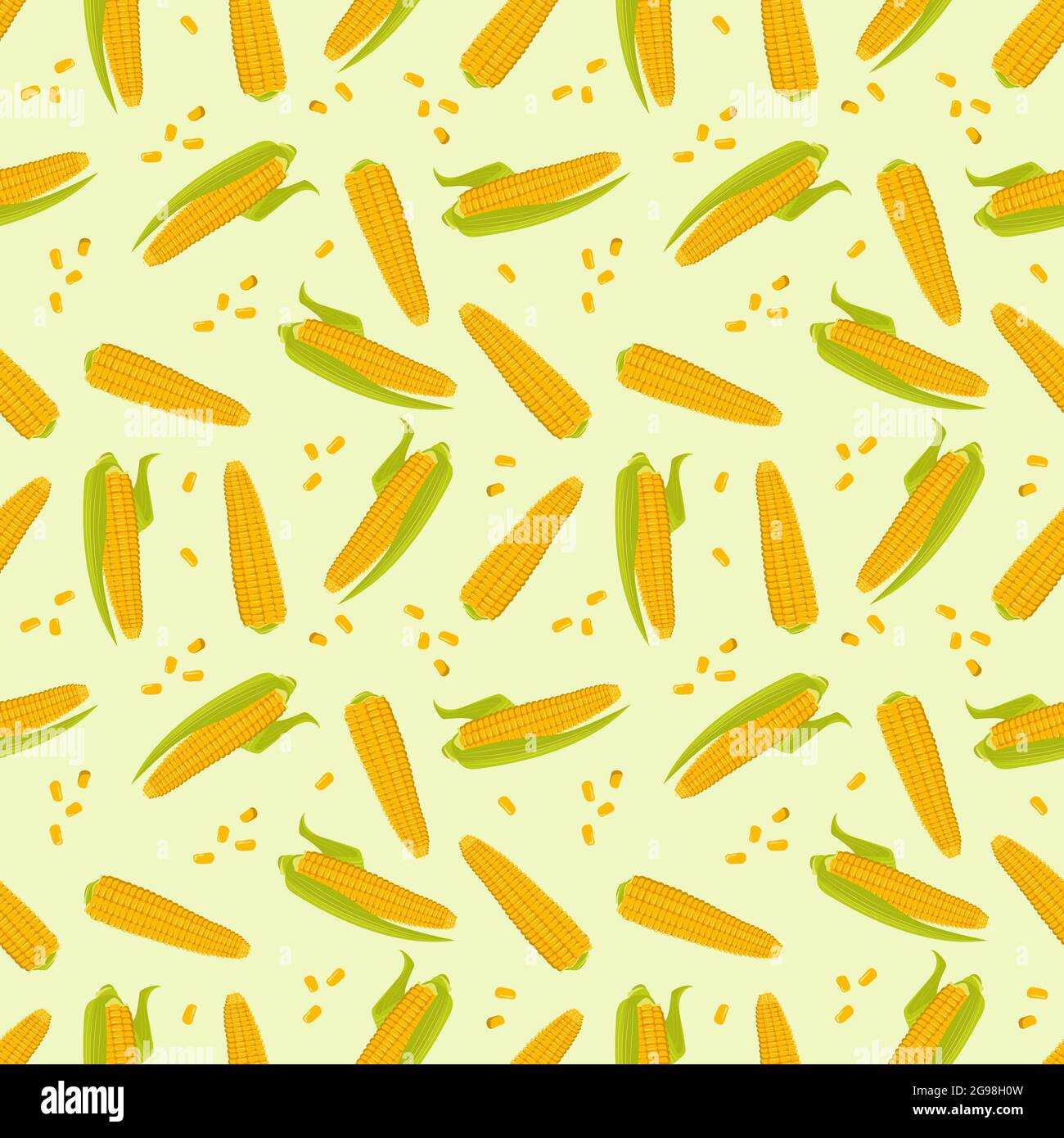 Corn pattern Stock Vector Images - Alamy
