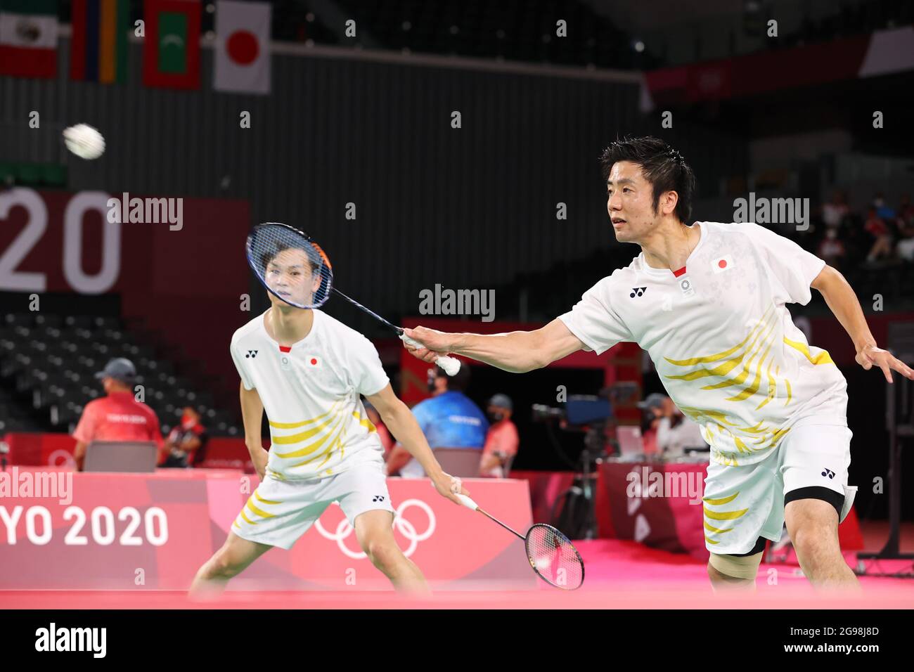 Tokyo, Japan. 25th July, 2021. Hiroyuki Endo & Yuta Watanabe (JPN ...