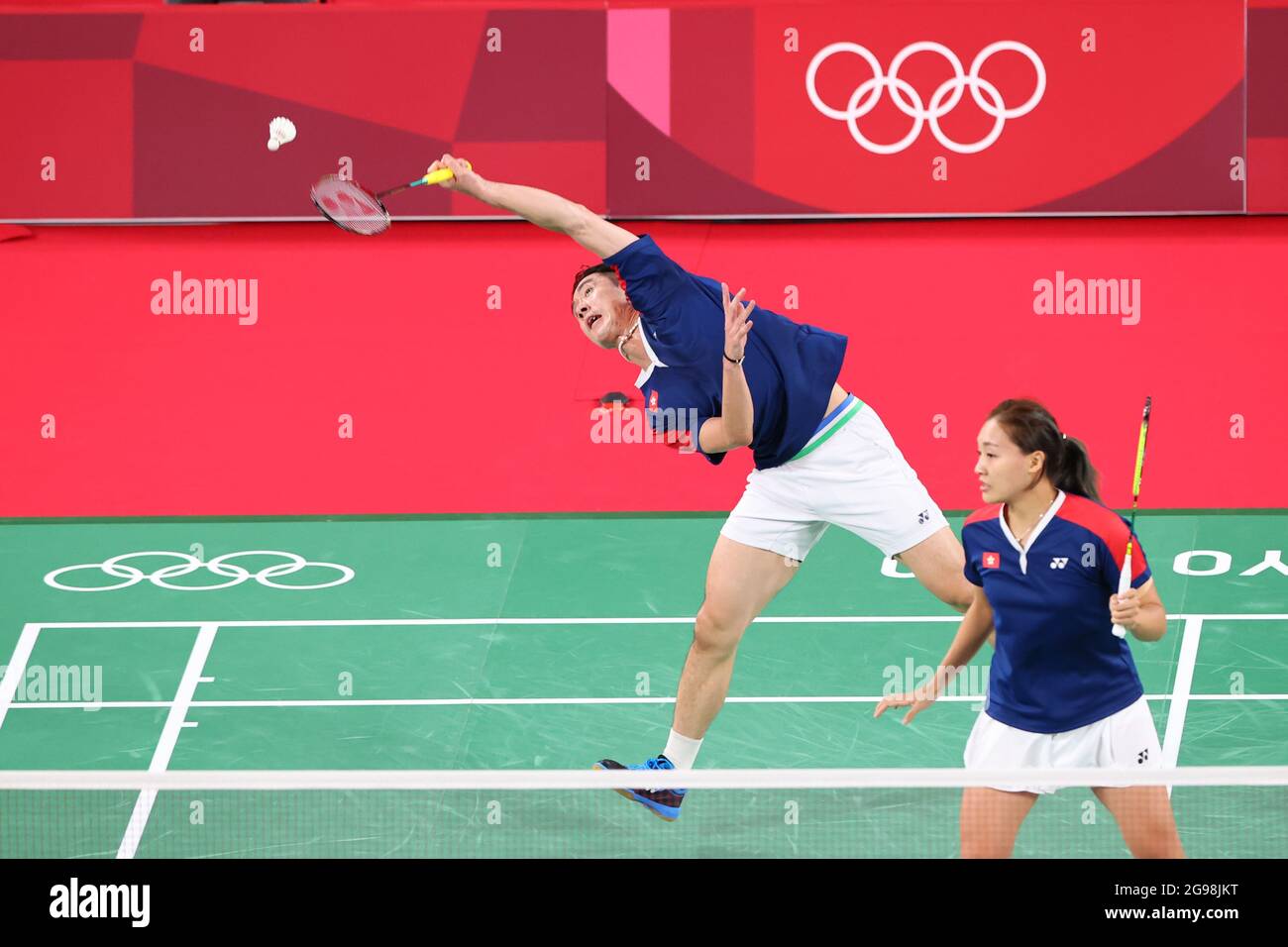 Tokyo, Japan. 25th July, 2021. Tang Chun Man & Tse Ying Suet (HKG ...