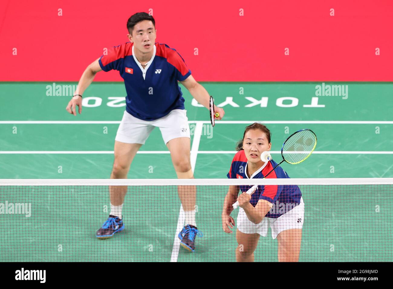 Tokyo, Japan. 25th July, 2021. Tang Chun Man & Tse Ying Suet (HKG ...