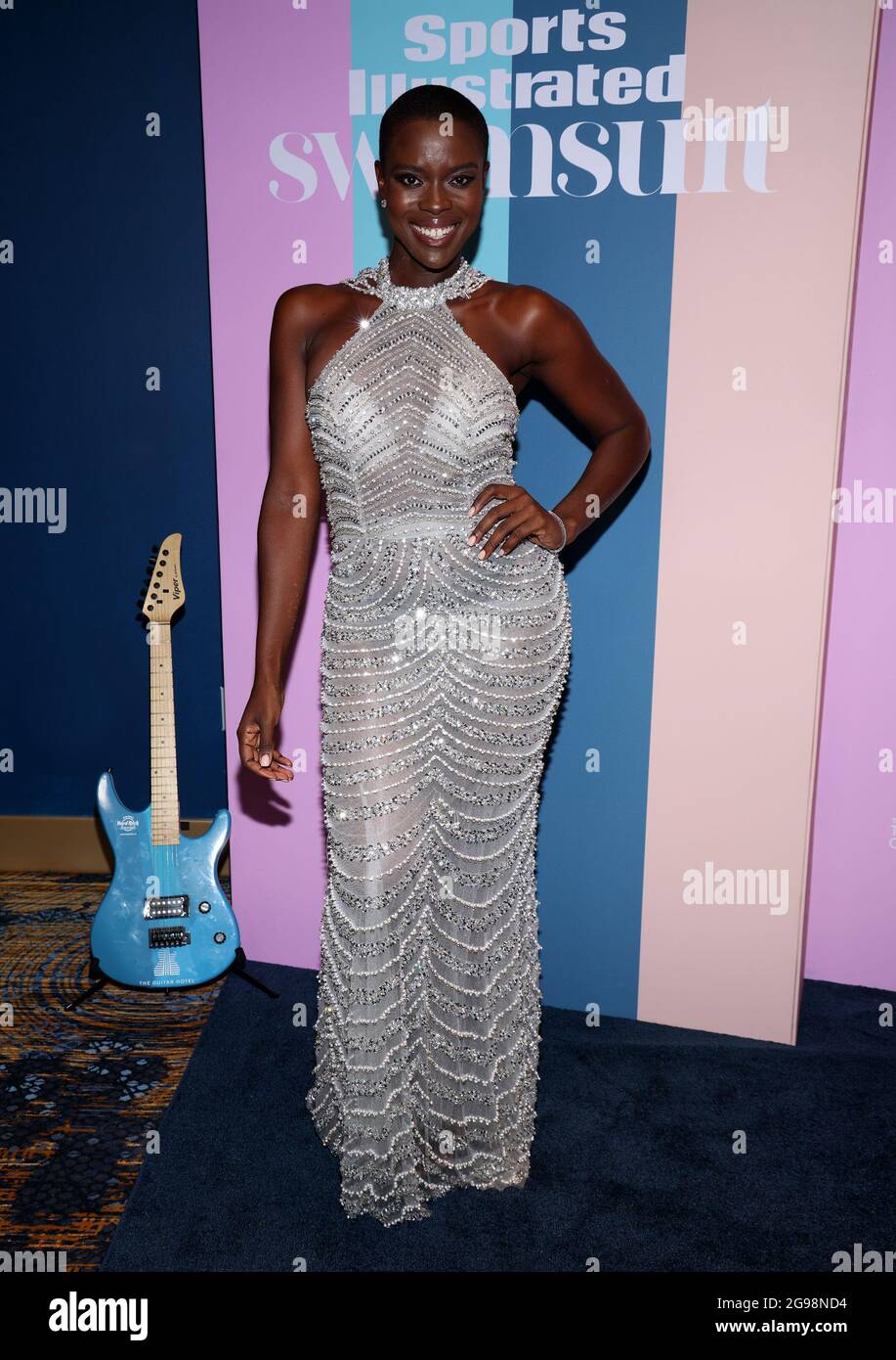 HOLLYWOOD, FLORIDA - JULY 24: Saje Nicole attends the Sports ...