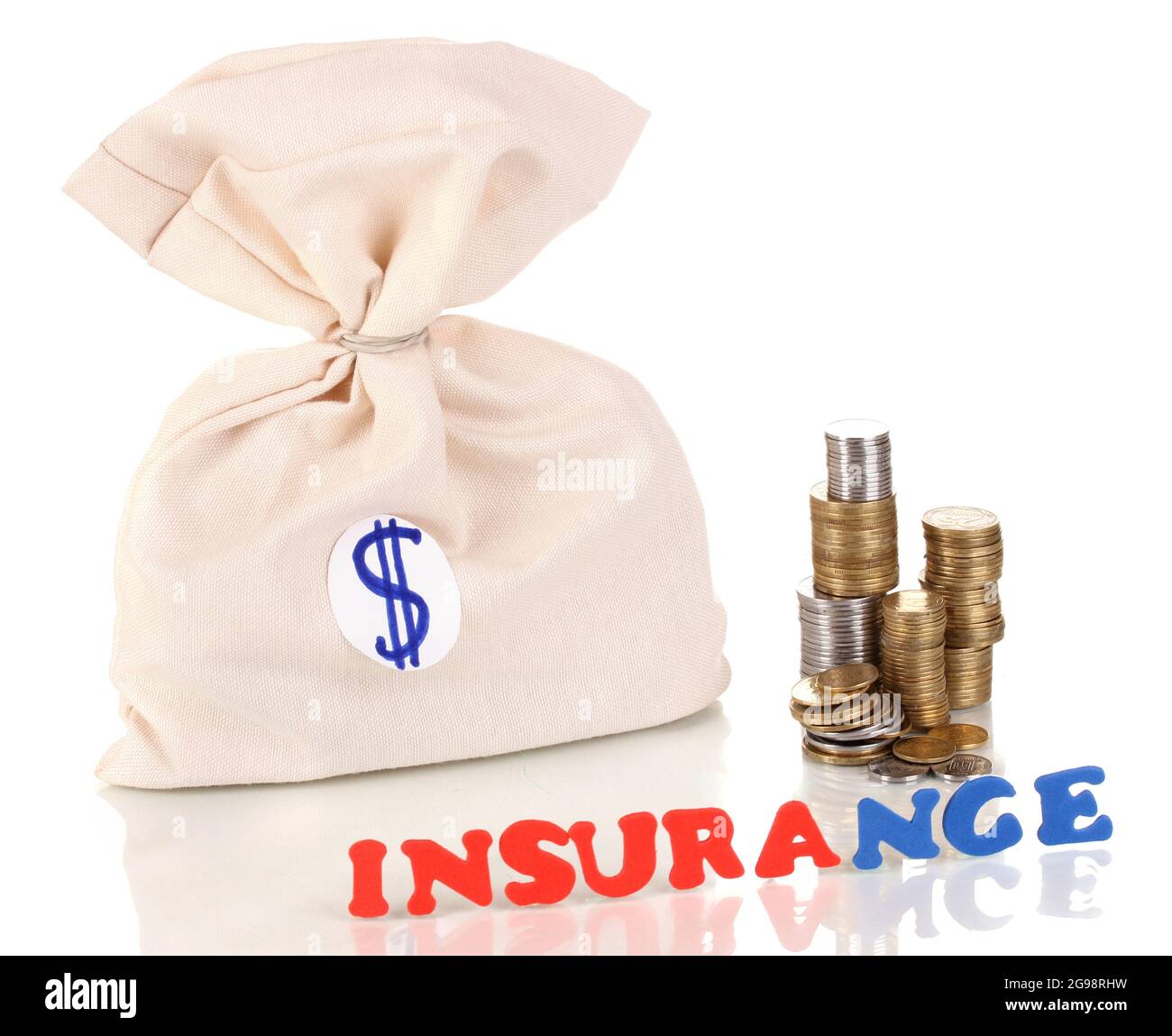 concept insurance isolated on white Stock Photo - Alamy