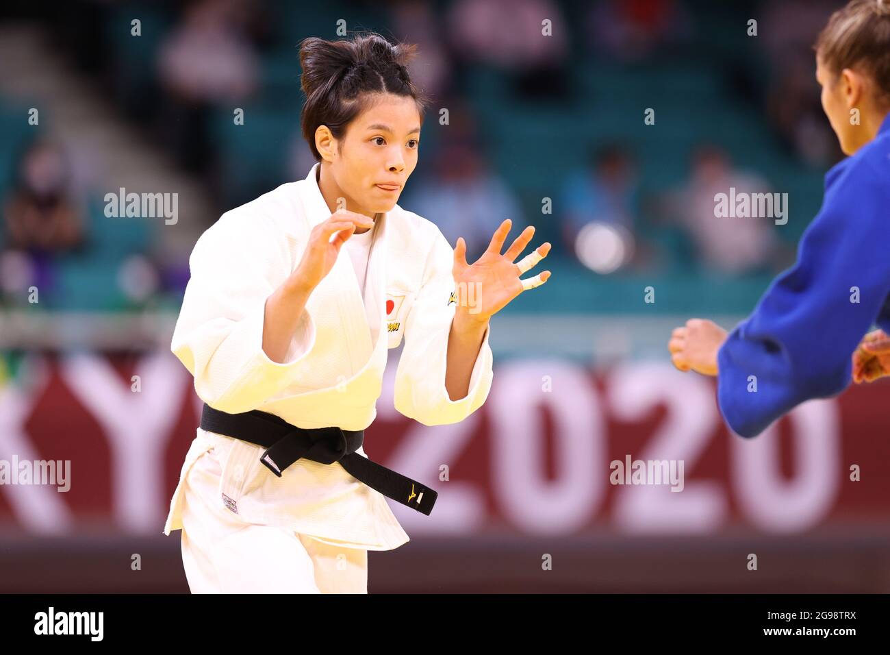 Tokyo, Japan. 25th July, 2021. Uta Abe (JPN) Judo : Women's -52kg ...