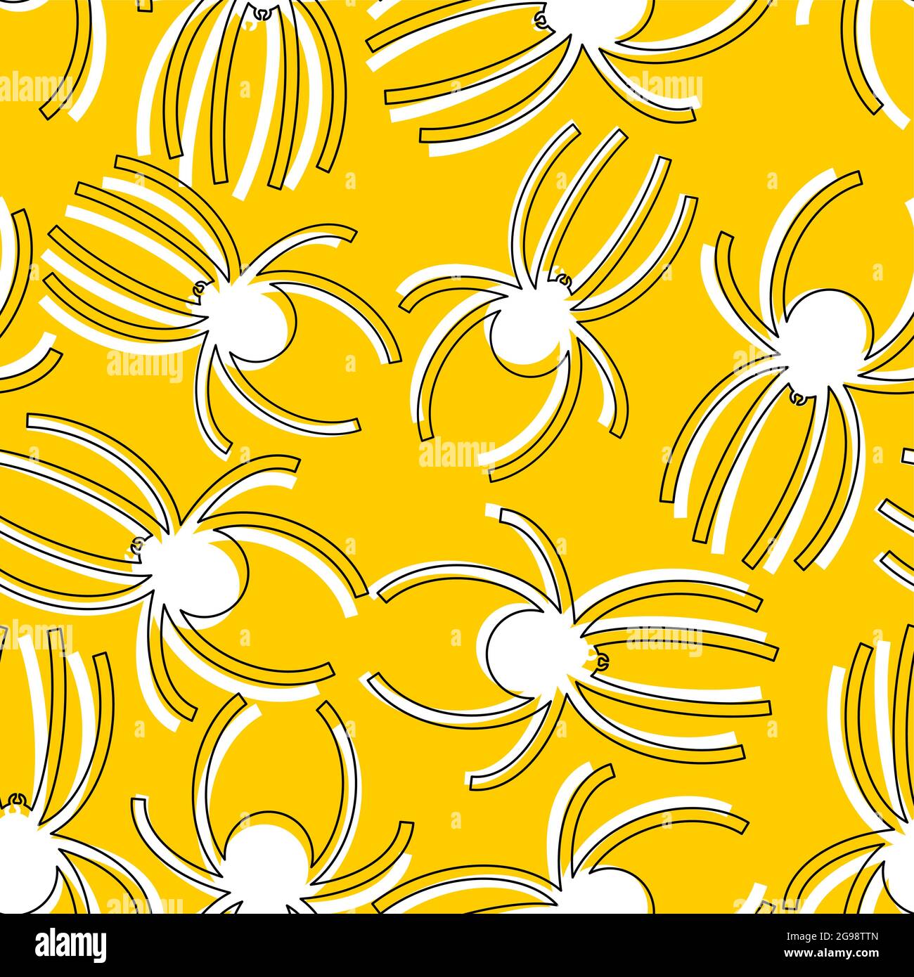 Spider pattern seamless. Arthropod animal background. vector texture ...