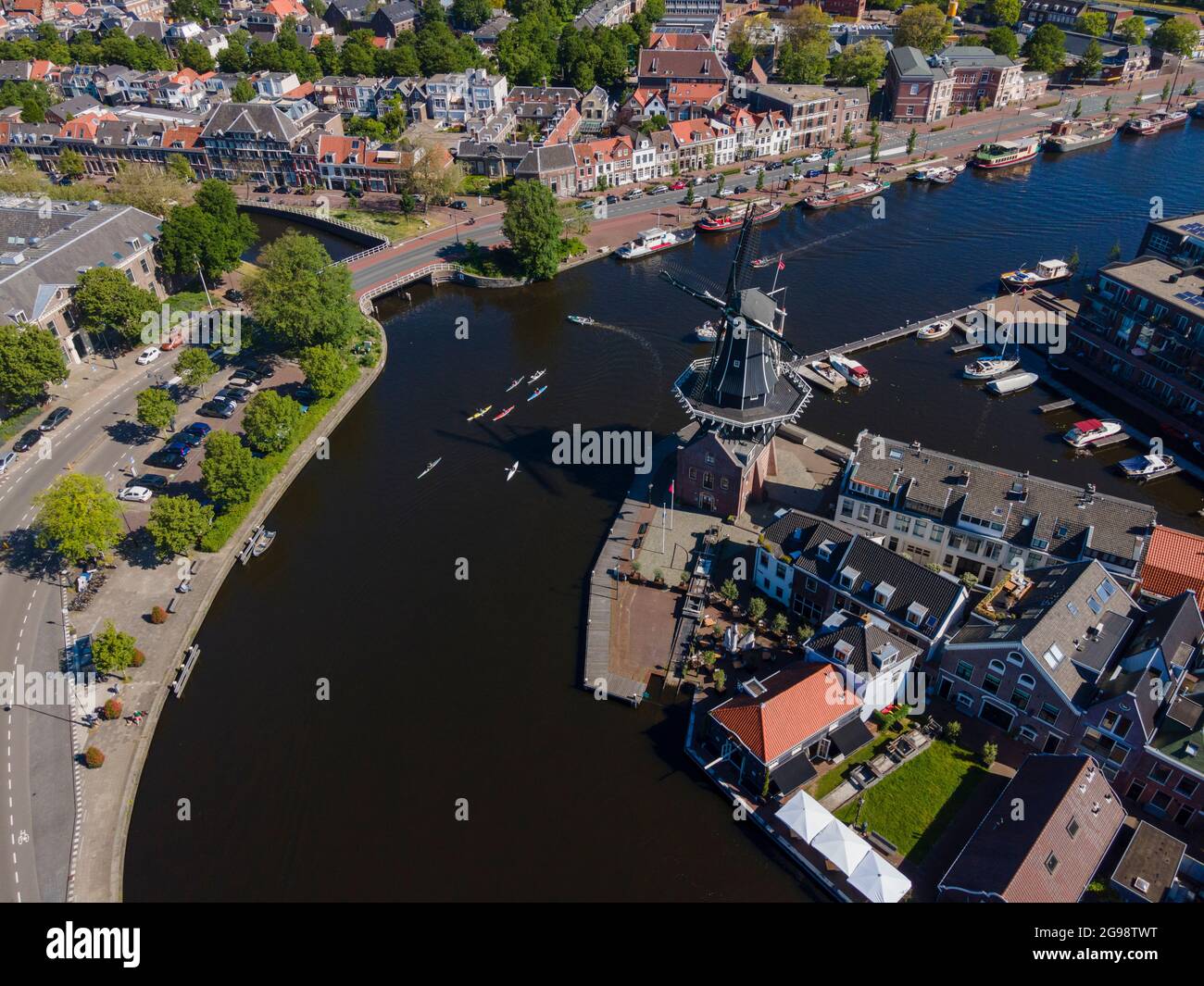 Windmill De Adriaan , Haarlem, Netherlands Stock Photo - Alamy