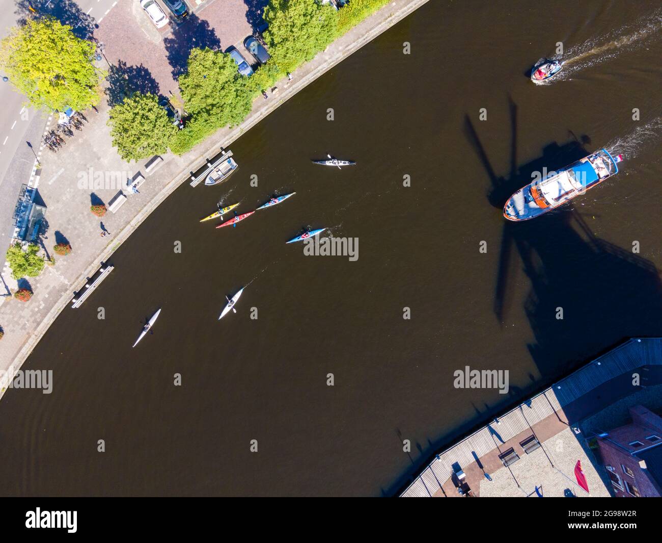 Windmill De Adriaan , Haarlem, Netherlands Stock Photo - Alamy
