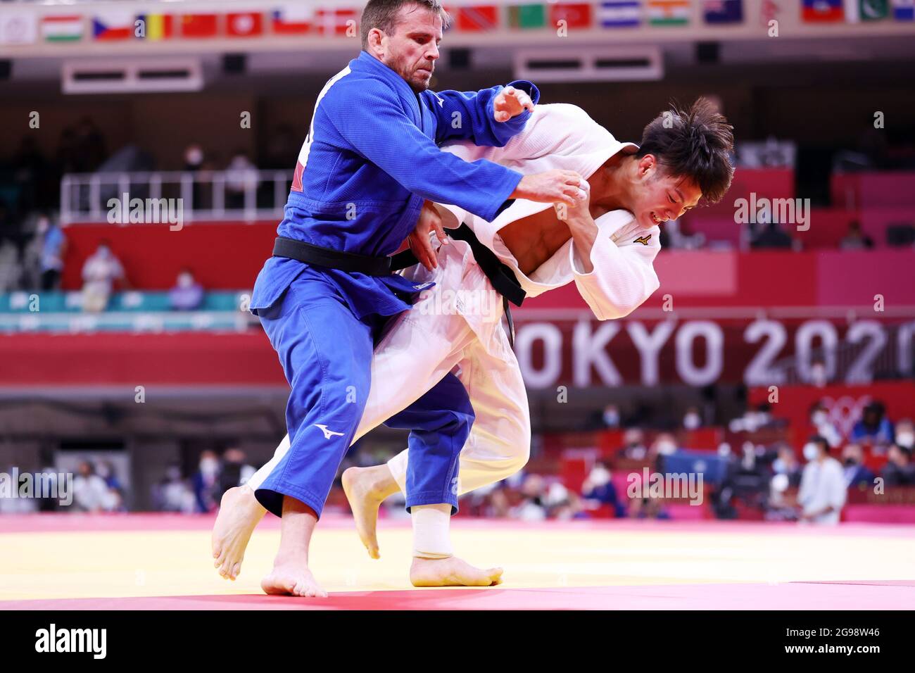Tokyo, Japan. 25th July, 2021. Hifumi Abe (JPN) Judo : Men's -66kg ...