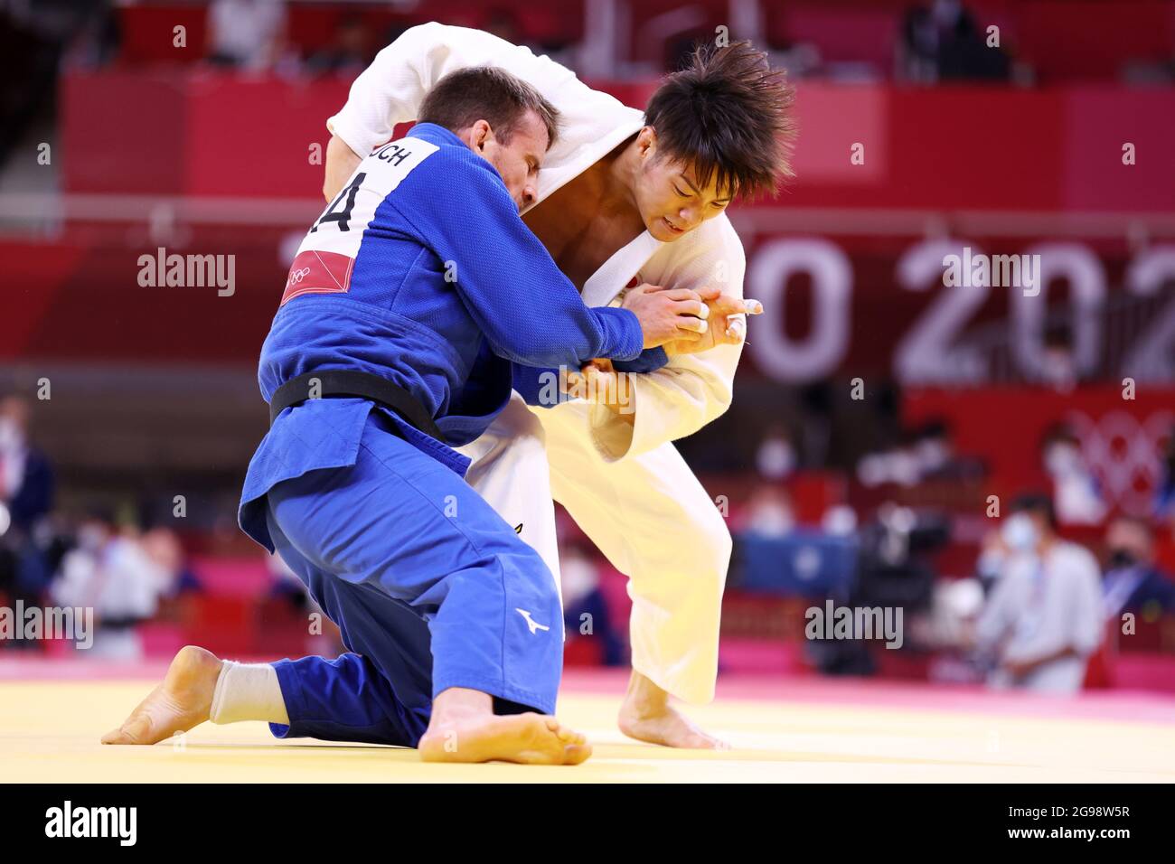 Tokyo, Japan. 25th July, 2021. Hifumi Abe (JPN) Judo : Men's -66kg ...