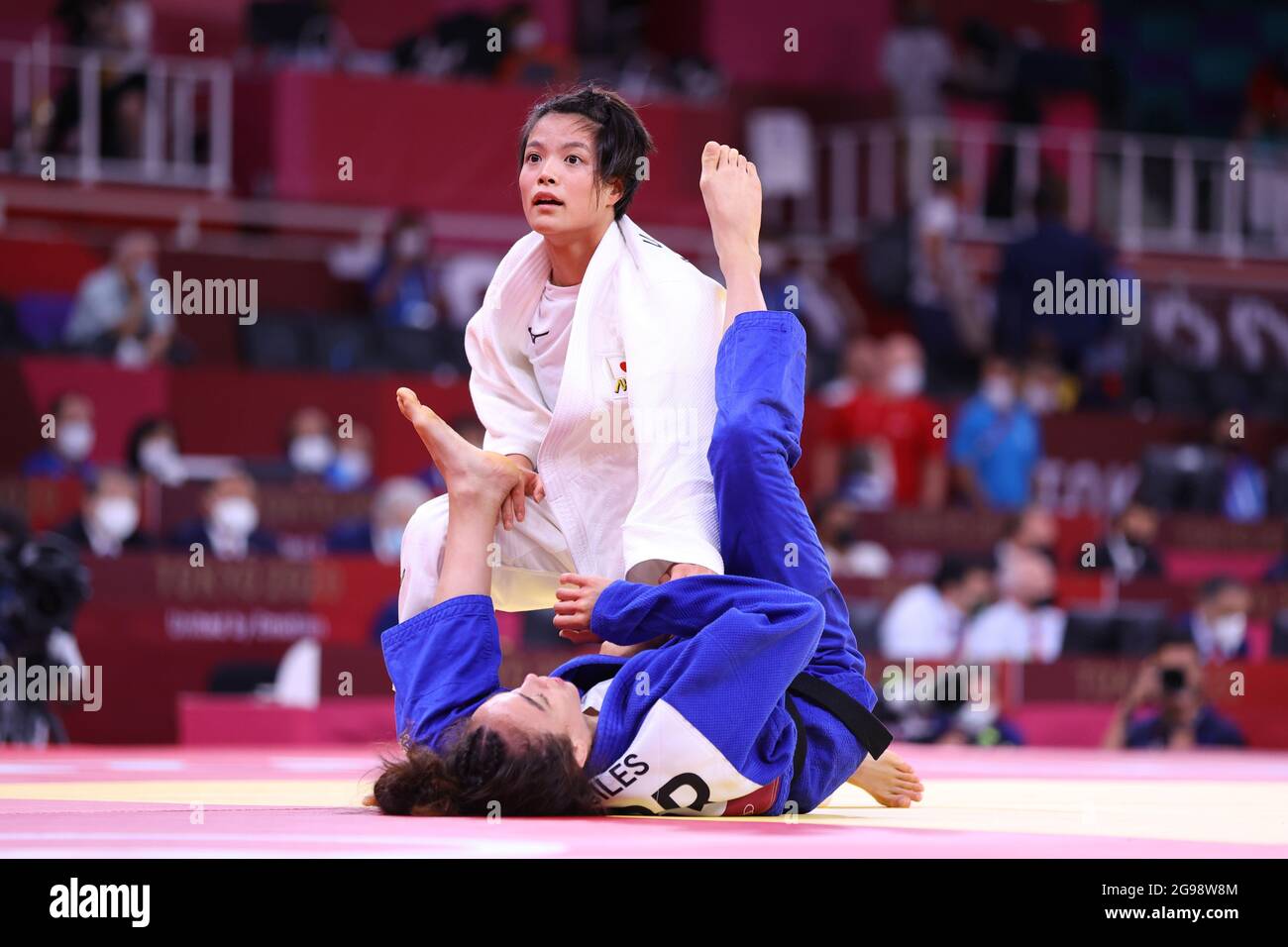 Tokyo, Japan. 25th July, 2021. Uta Abe (JPN) Judo : Women's -52kg ...