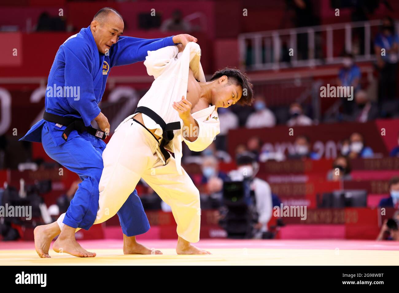 Tokyo, Japan. 25th July, 2021. Hifumi Abe (JPN) Judo : Men's -66kg ...