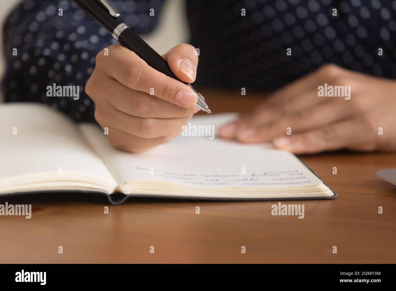 Woman holding letter in hands hi-res stock photography and images - Alamy