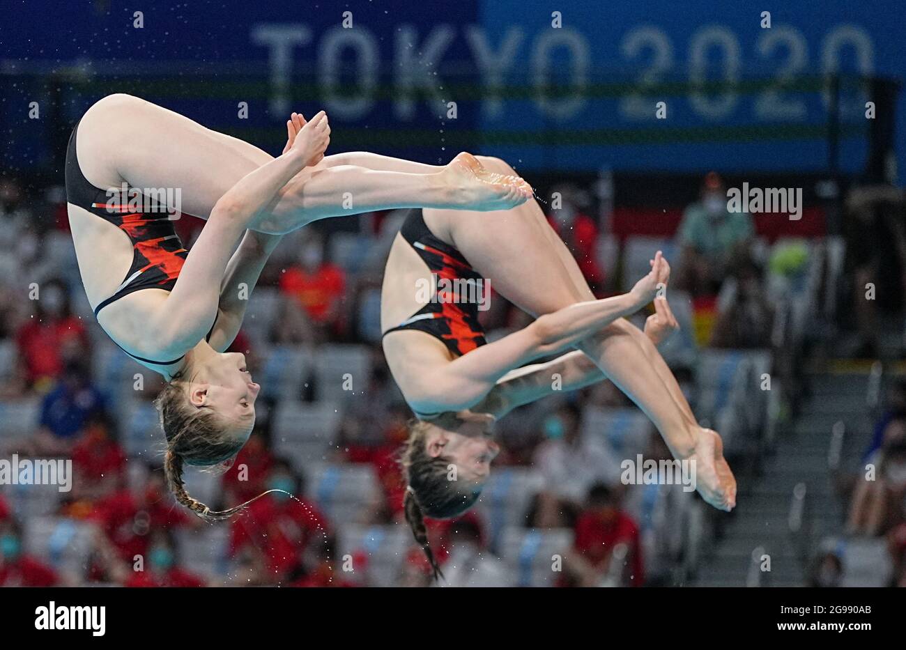 Tokio, Japan. 25th July, 2021. Swimming: Olympics, water diving ...