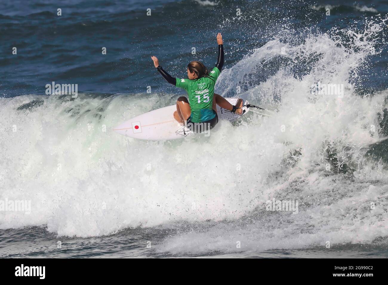 Chiba, Japan. 25th July, 2021. Amuro Tsuzuki(JPN) Surfing : Women's ...