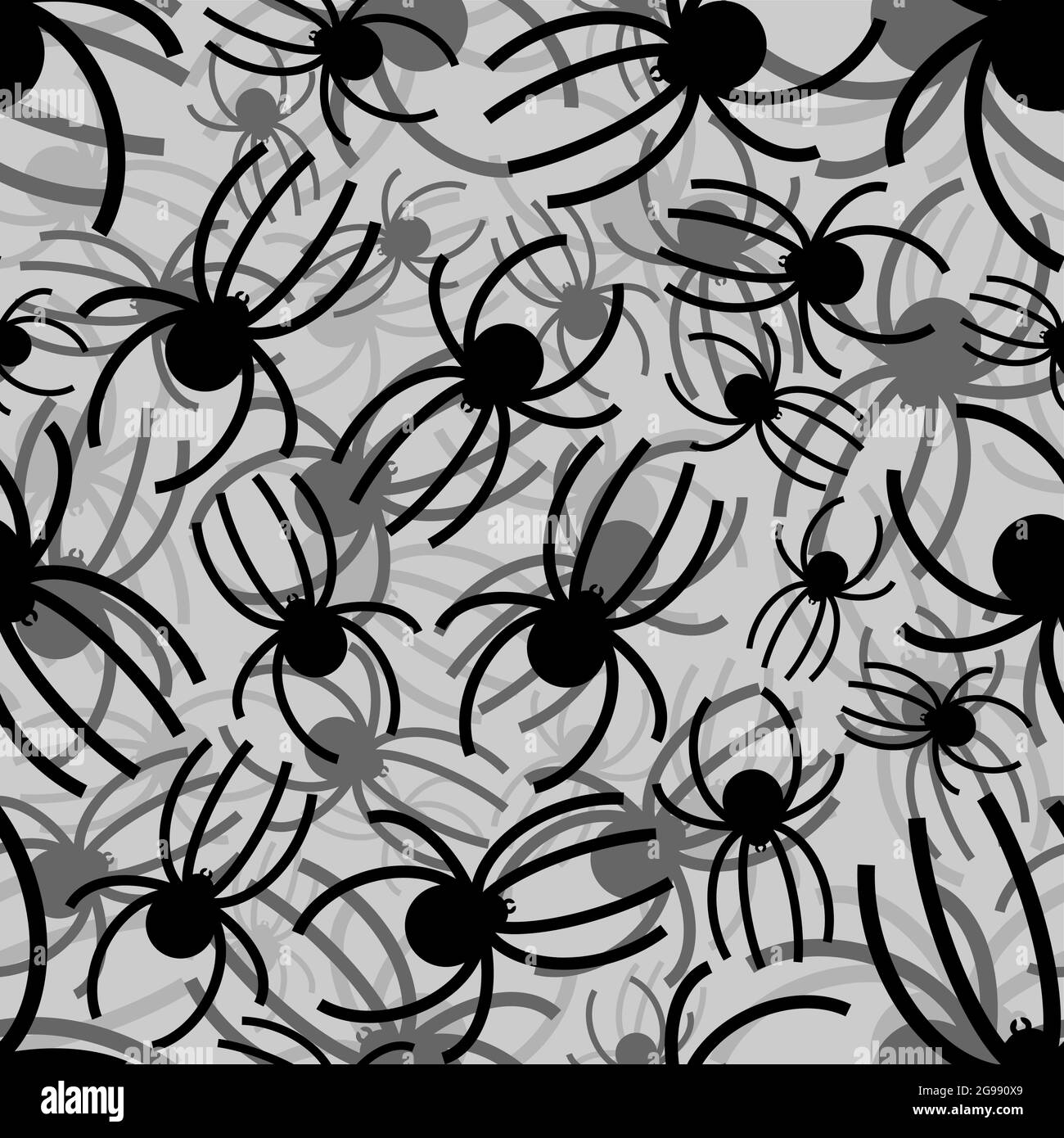 Spider pattern seamless. Arthropod animal background. vector texture ...