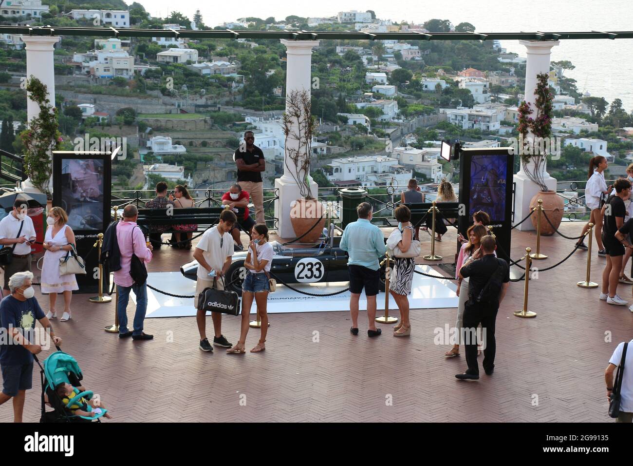 Exposition in Capri (Italy): Cooper Formula Junior racing car 1961 of ...