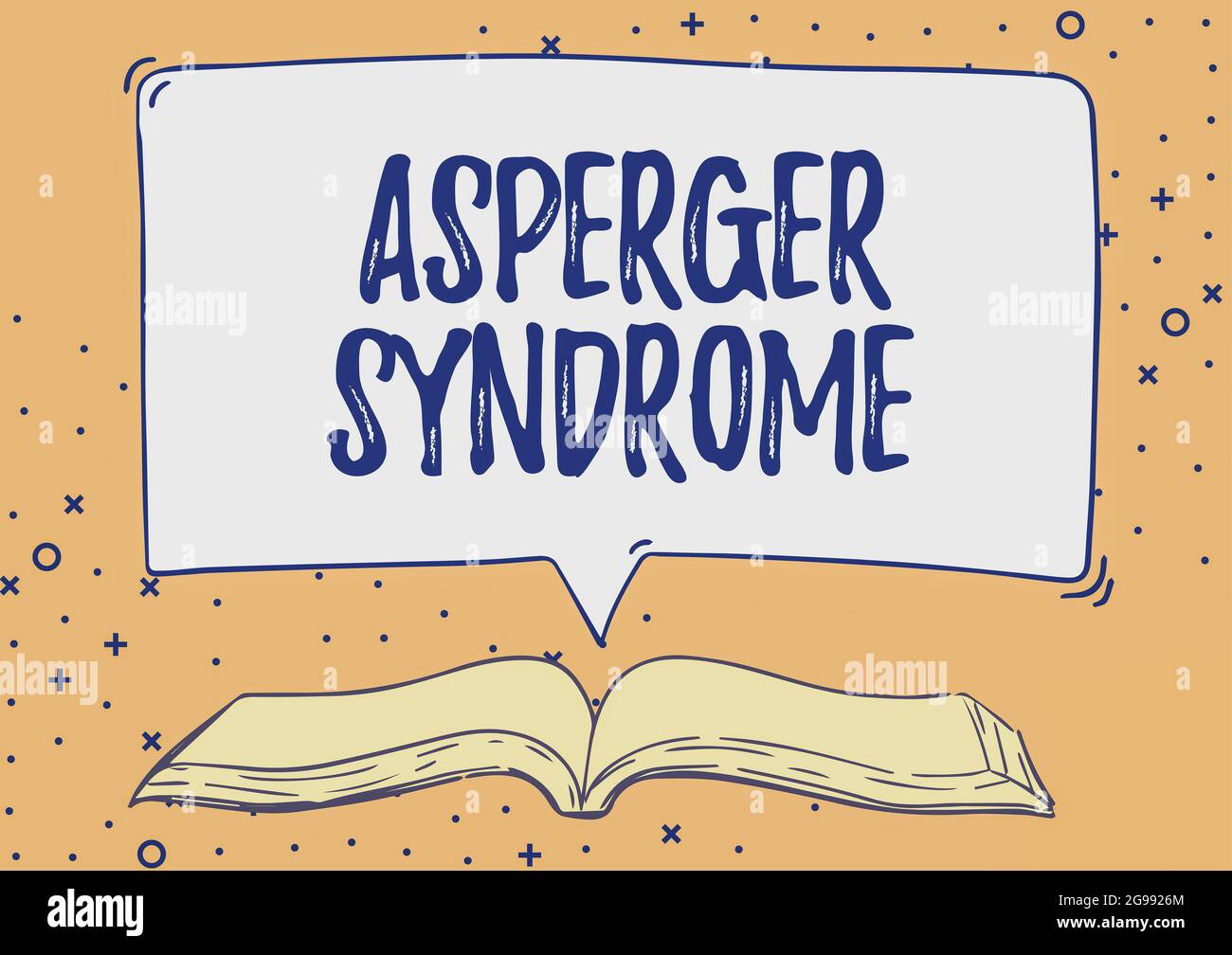 Writing displaying text Asperger Syndrome. Business idea characterized ...