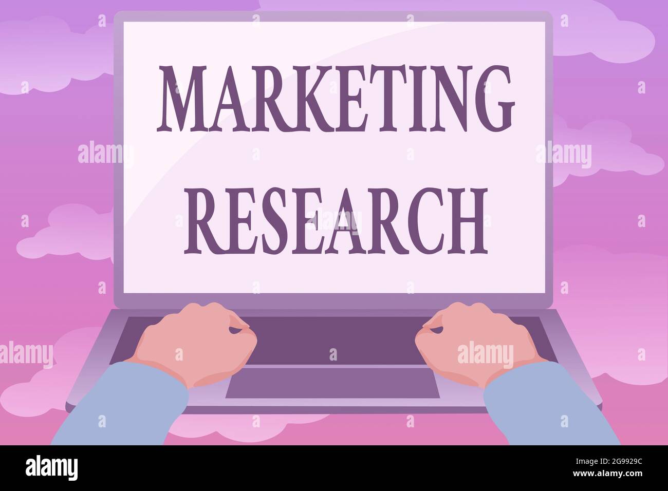 Writing Displaying Text Marketing Research Internet Concept Process Of Determining The